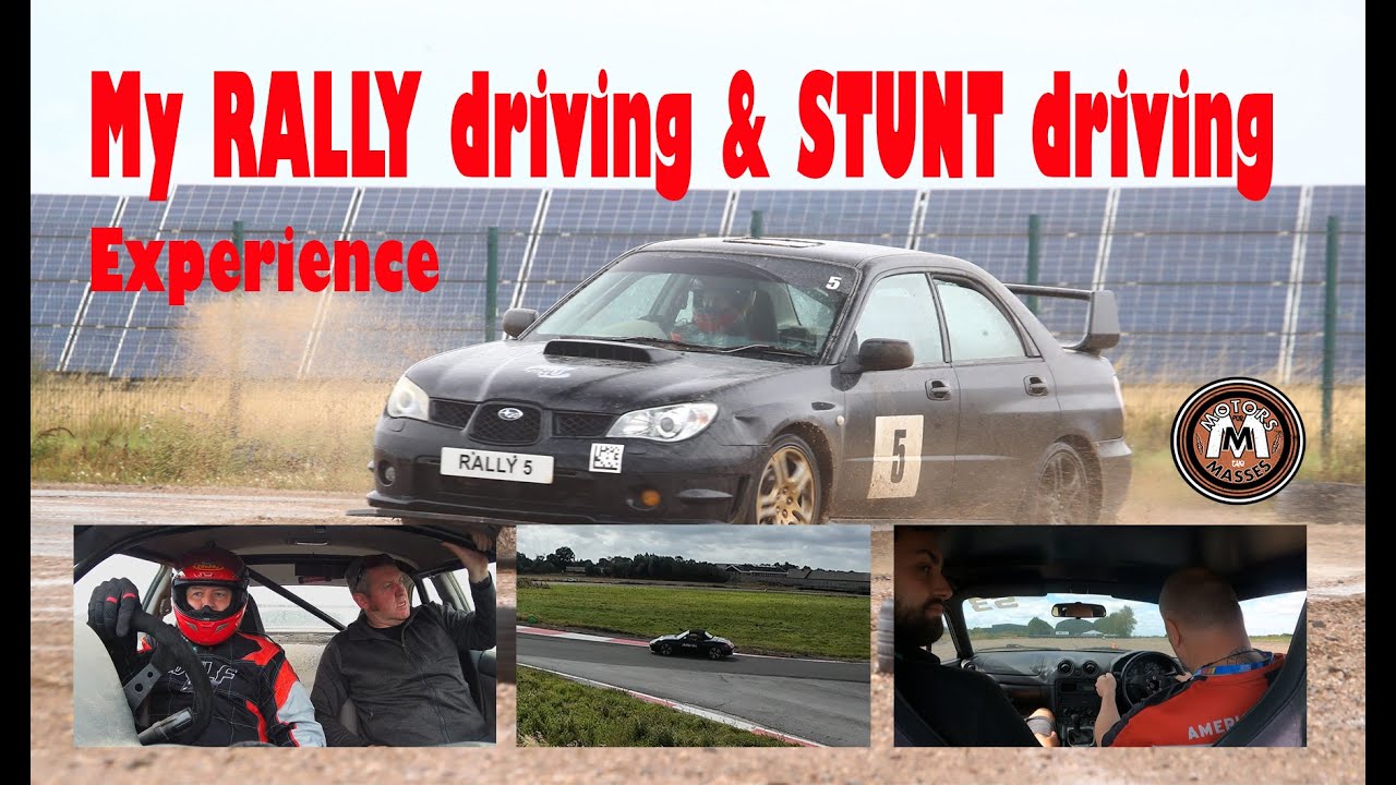 My RALLY driving & STUNT driving experience - YouTube