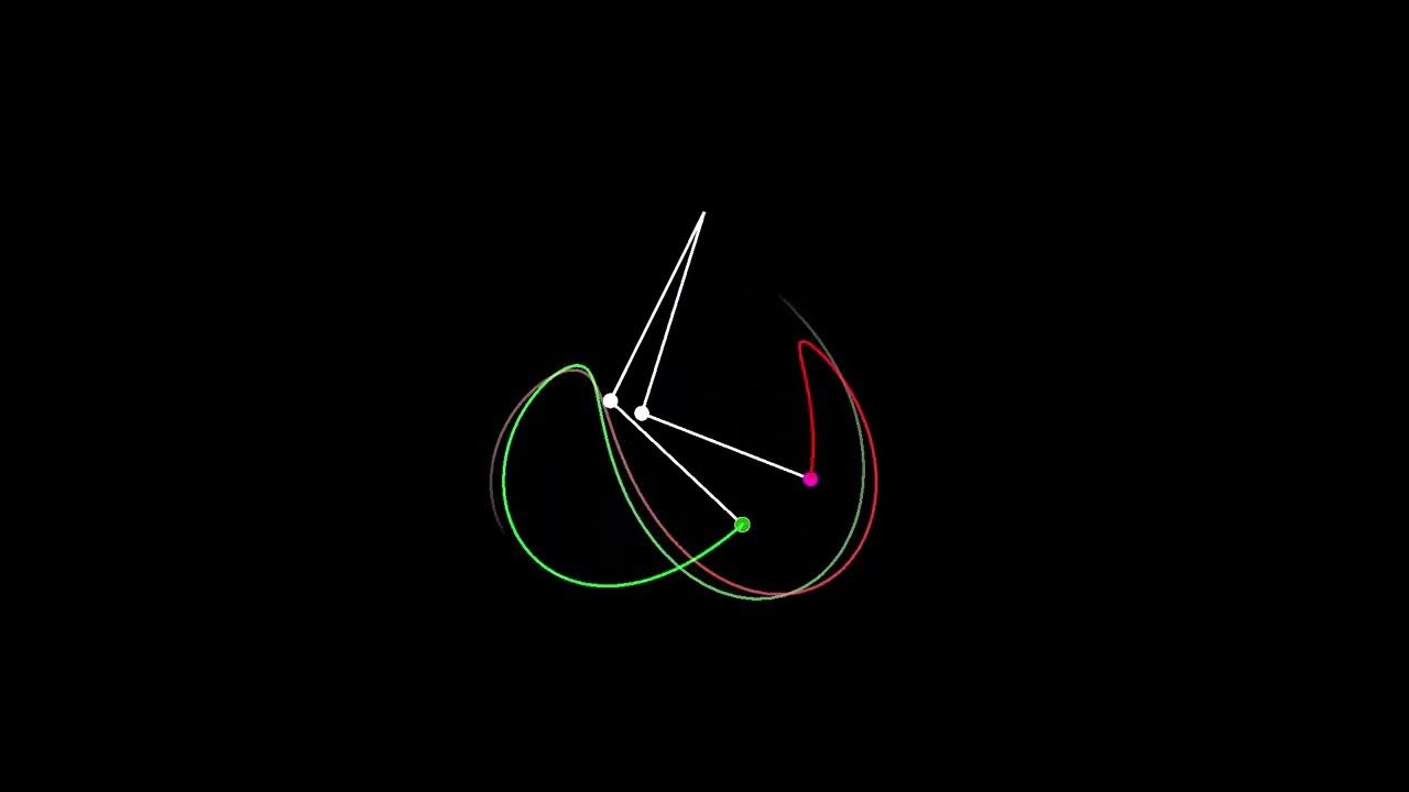 Physics calculation: Overlap two double pendulums. - YouTube