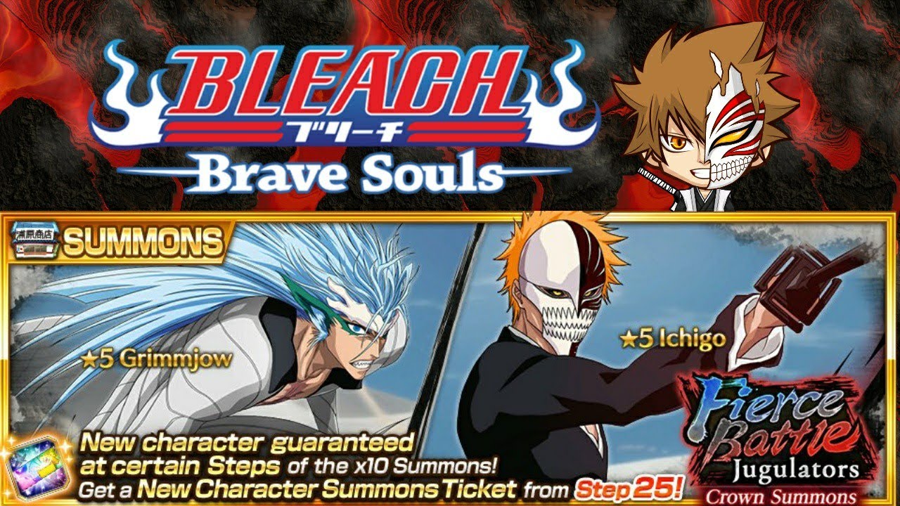 Fierce Battle Jugulators + 5 Star Ticket - Bleach Brave Souls - YouTube