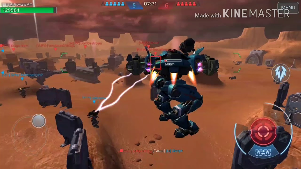 War Robots - [Bi๏] ₦єʍєʂíʂ Hover Bot ( Hydra/spirals ) " work the map." - YouTube