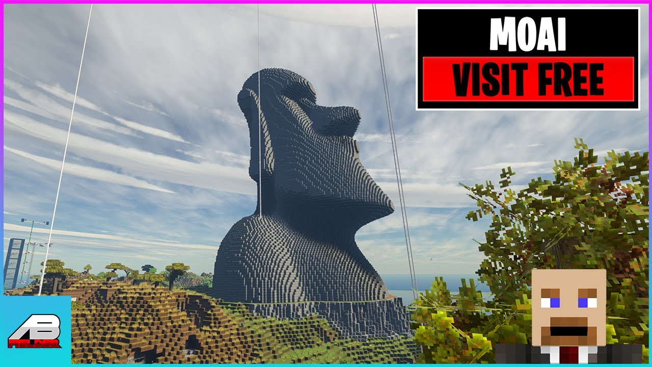 History in Minecraft Episode 2 - Easter Island Stone Statue. Litematic ...