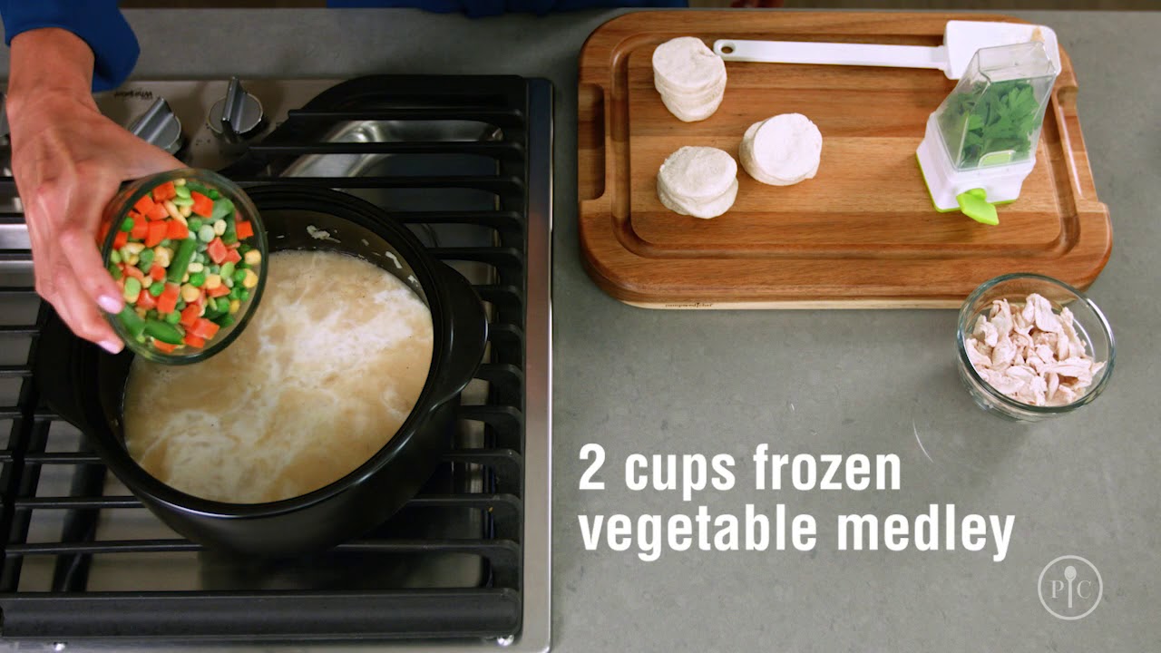 Chicken Pot Pie Chowder by Pampered Chef - YouTube