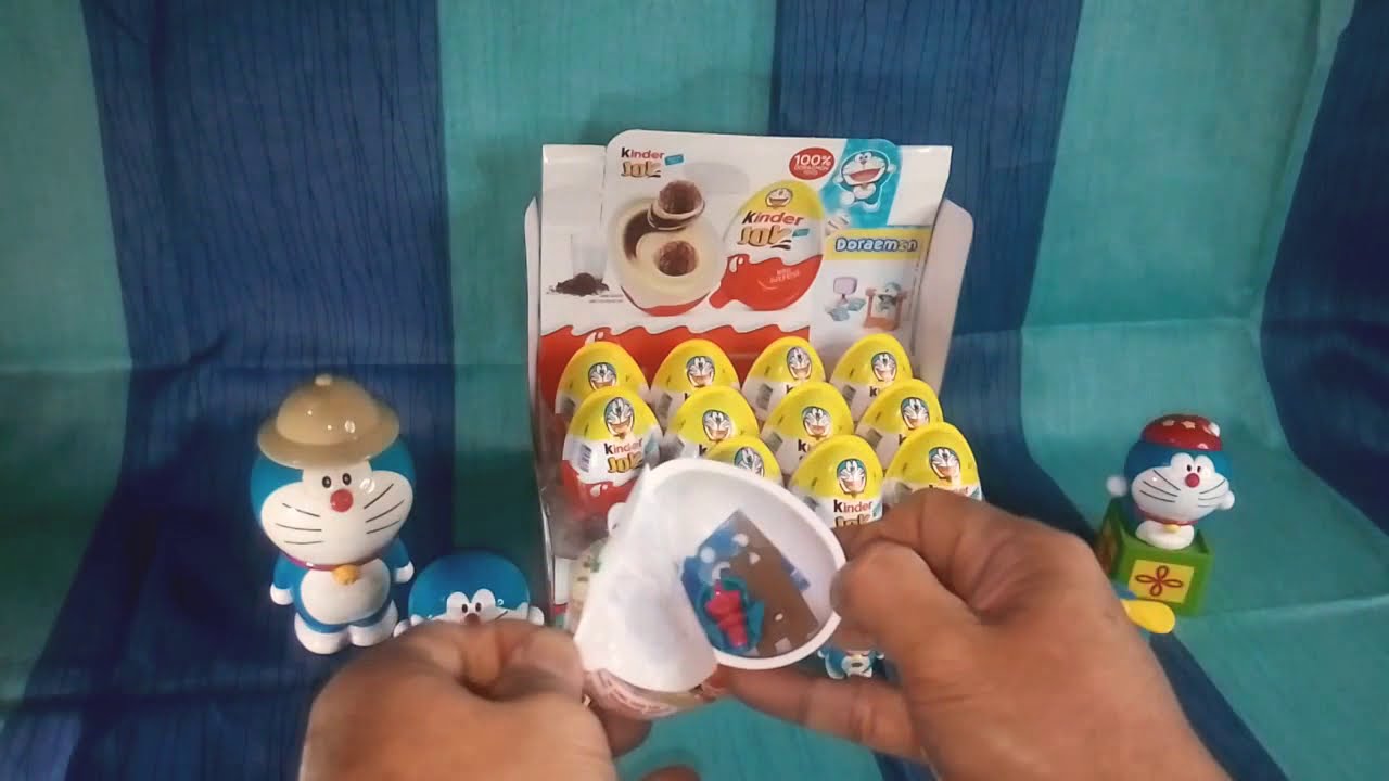 KINDERJOY EGG SURPRISE...DORAEMON TOYS - YouTube