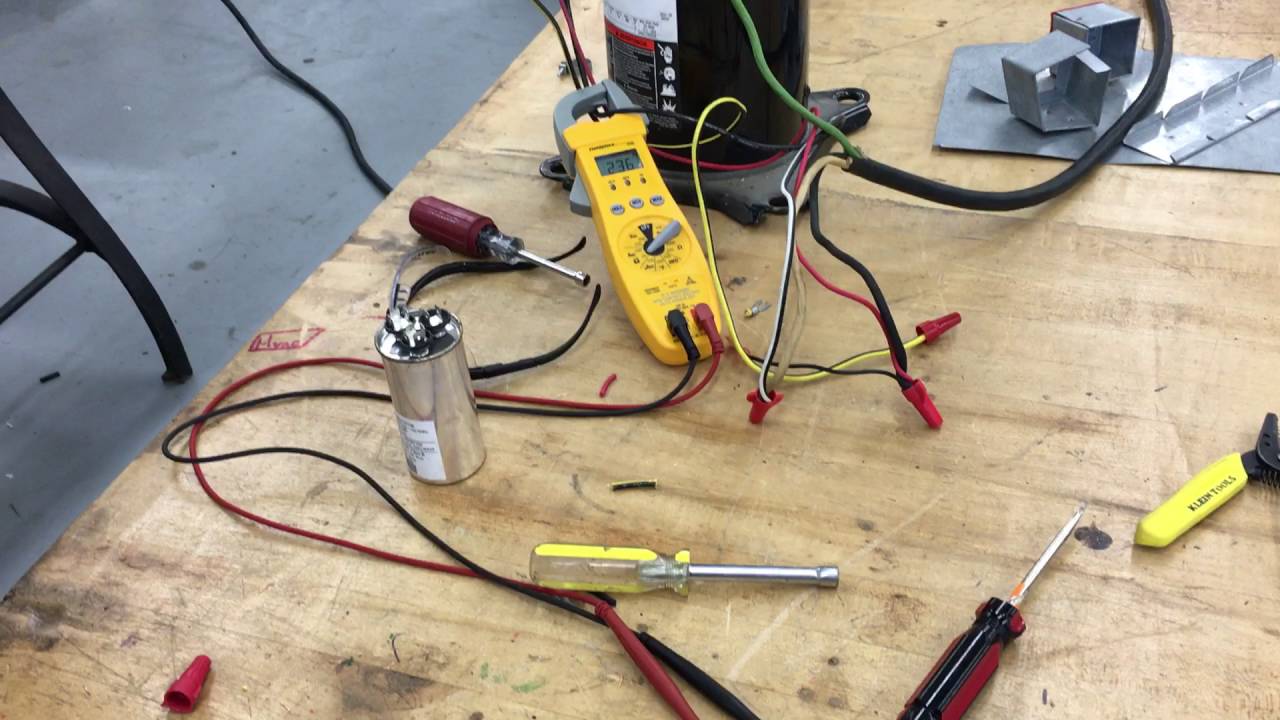 HVAC Service & Troubleshoot - Testing a compressor with a shorted ...