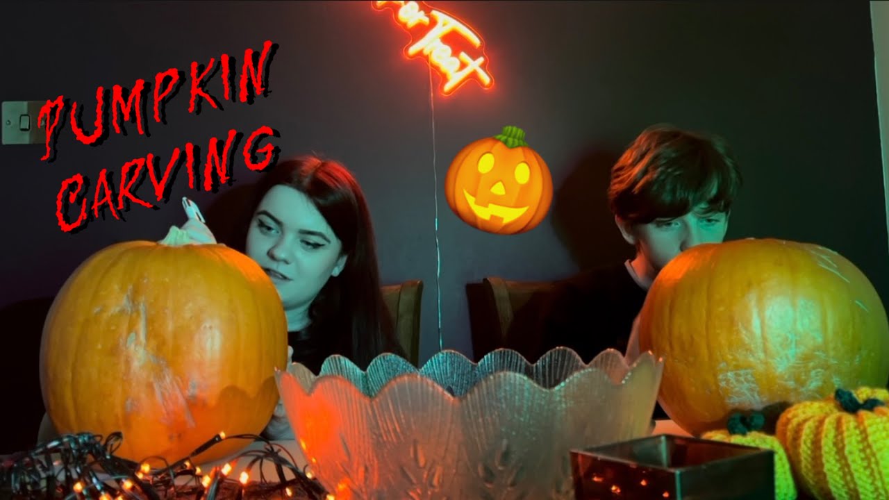Pumpkin carving with Reece - YouTube