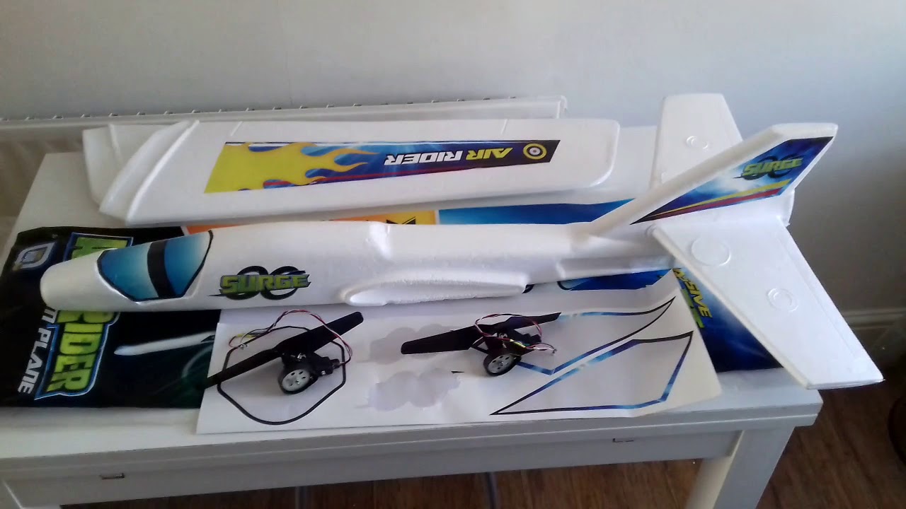 Part 1 - Air Rider 4ft Glider aka Air Hogs Titan Clone conversion with ...