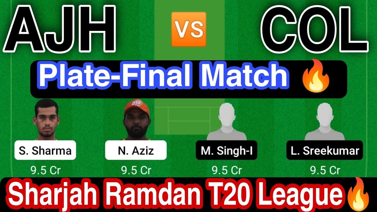 AJH vs COL Dream11 Prediction, COL vs AJH Dream11 Prediction, Playing11 ...