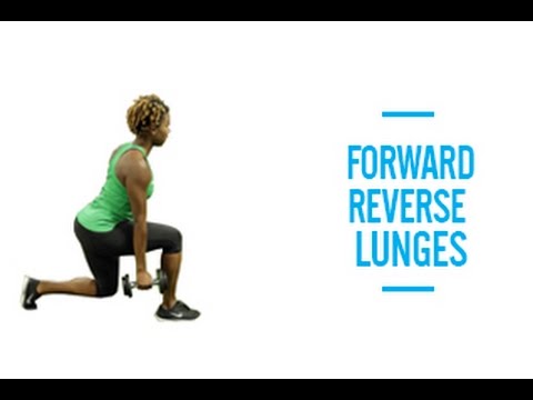 Dumbbell Forward Reverse Lunges - YouTube