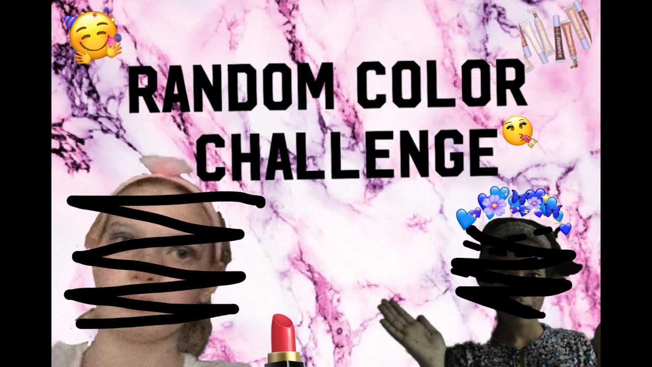 Random color challenge! - YouTube