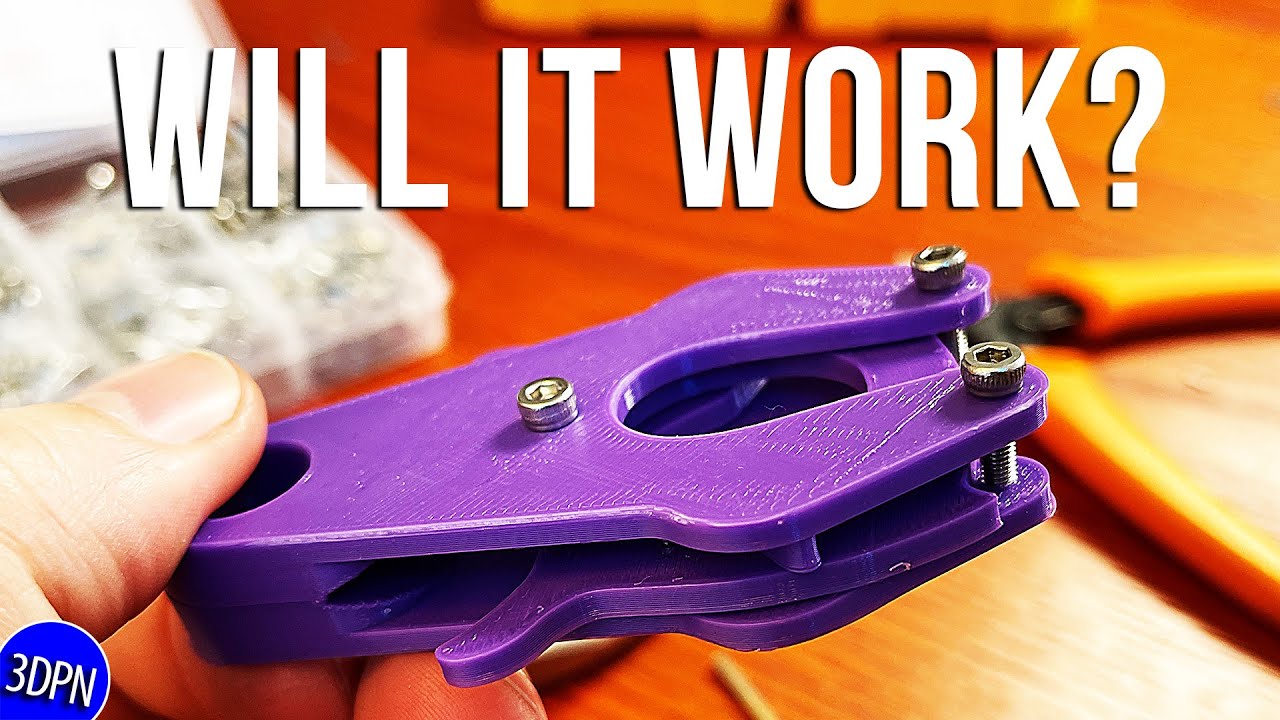 3D Printed Snap Close (Frog) Connector! - YouTube