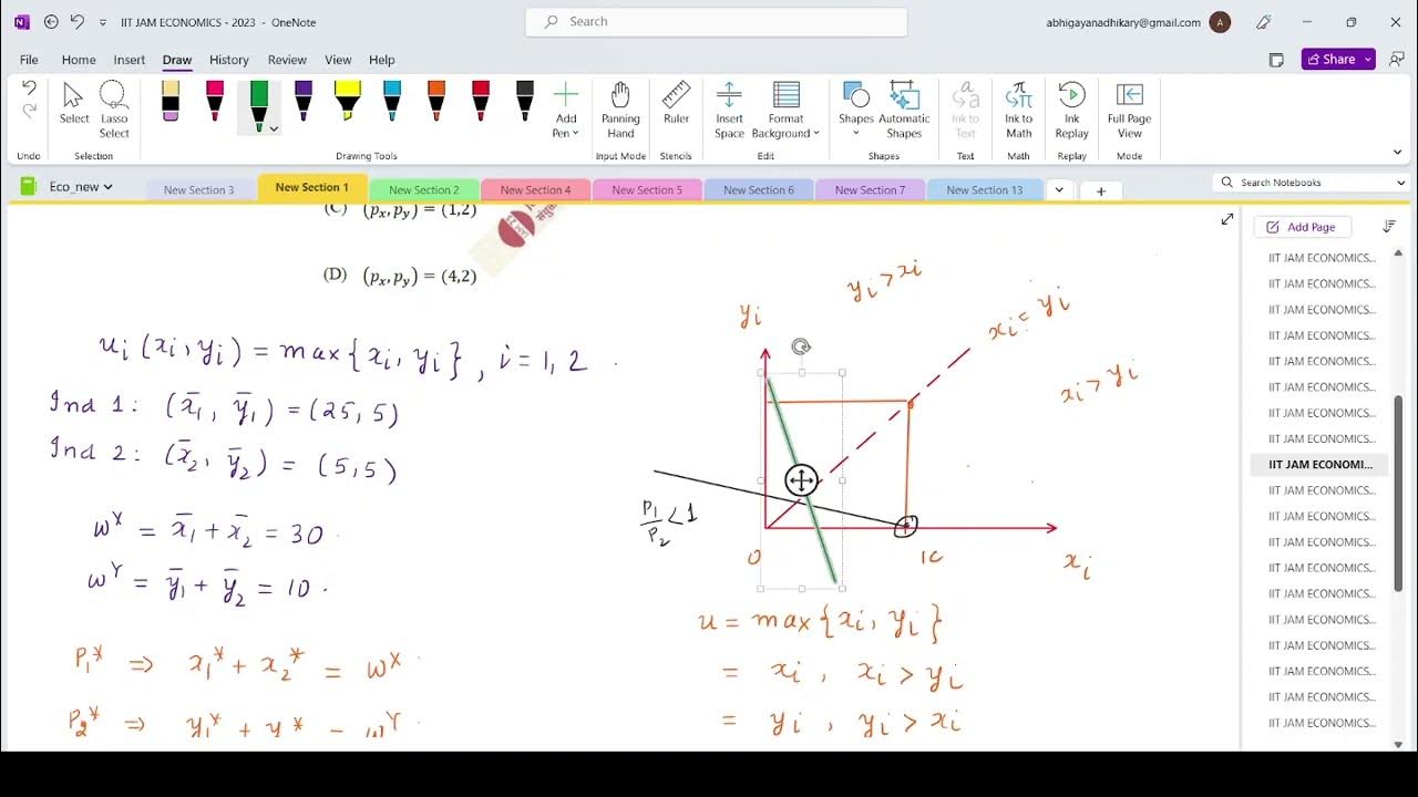 IIT JAM Economics 2023 Complete Solutions | Questions 11, 12 Answers Solved - YouTube