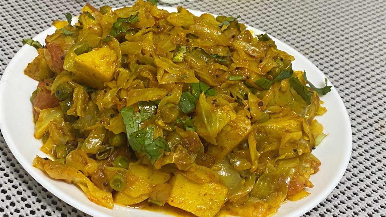 Cabbage Masala fry Recipe | patta gobi masala fry - YouTube