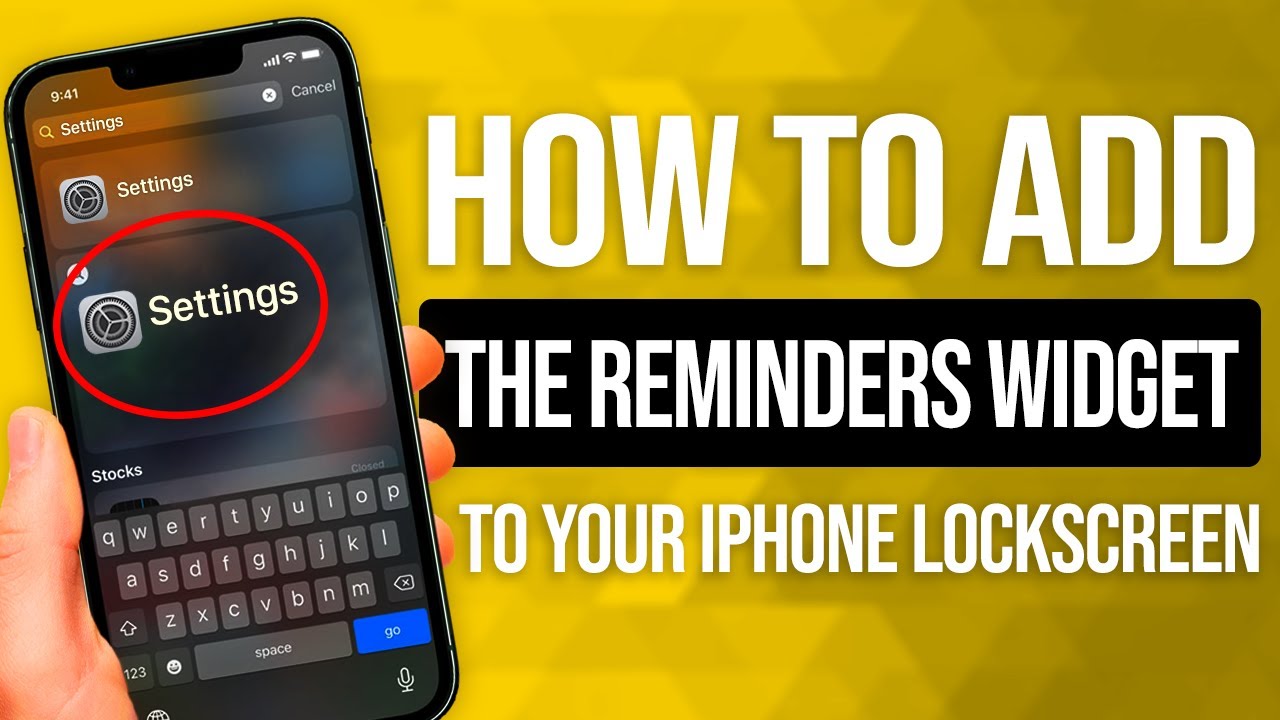 How To Add The Reminders Widget To Your iPhone Lock Screen: EASY Guide ...