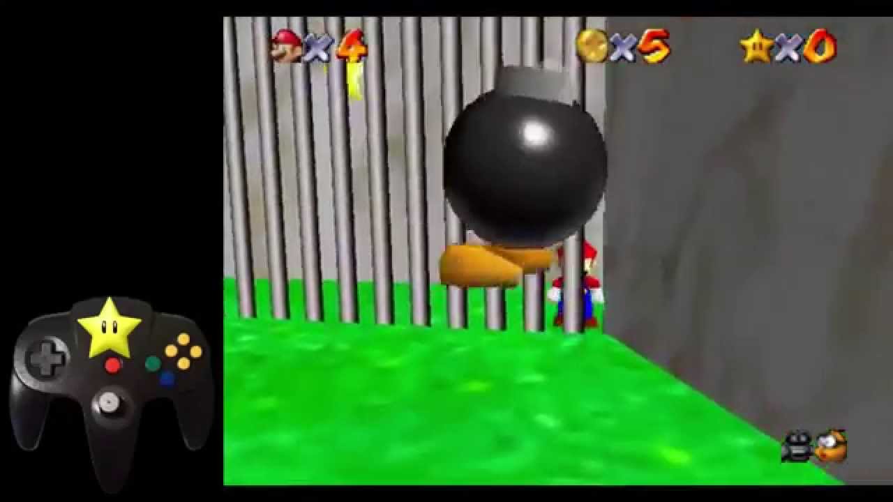 Super Mario 64 : Bomb Clip (Bob-omb Battlefield) - YouTube