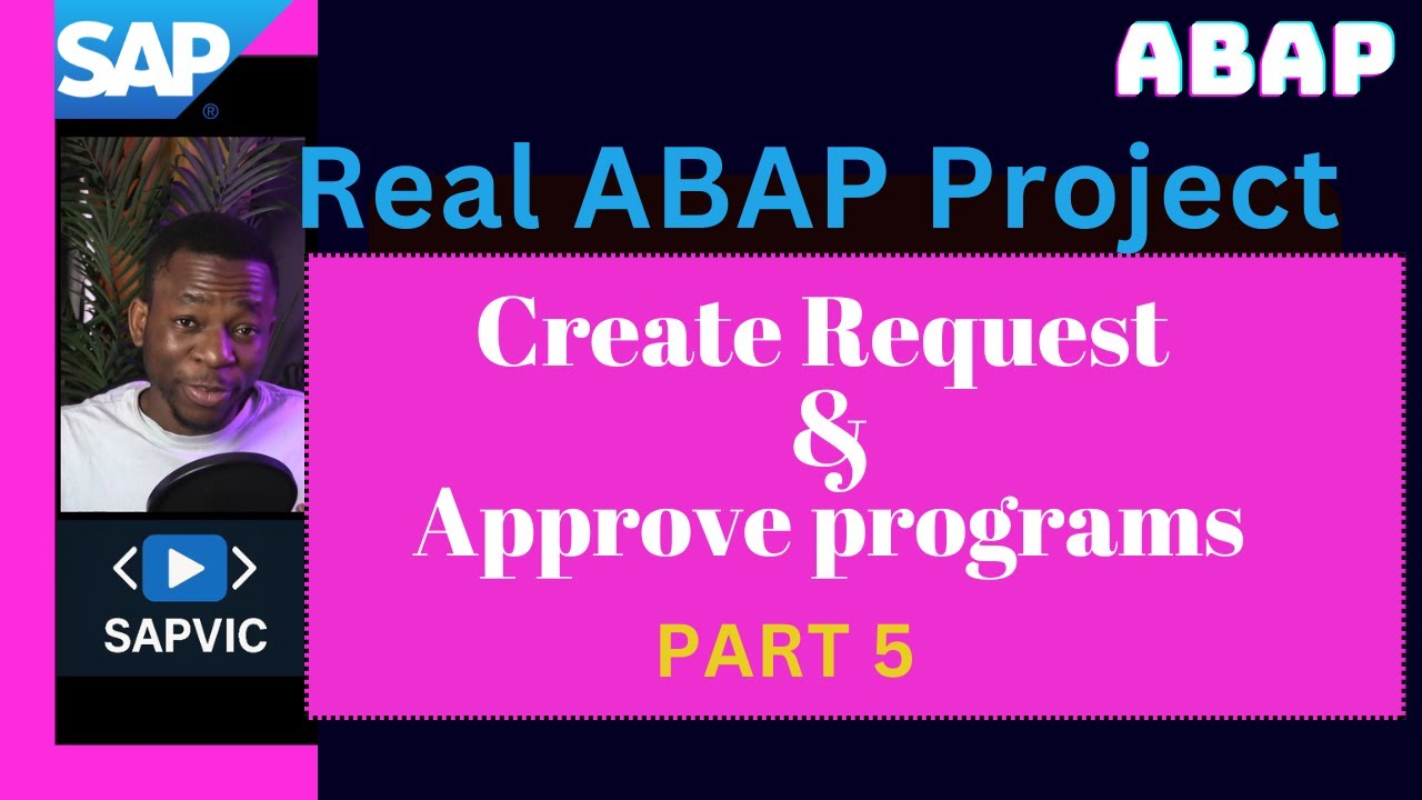 SAP ABAP Leave Management Part 5 – Request & Approve Workflow - YouTube