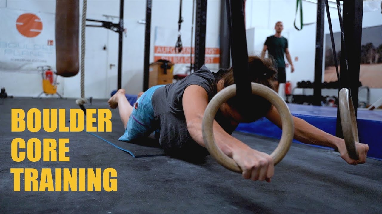 Boulder Core Workout und Moonboard Training - YouTube