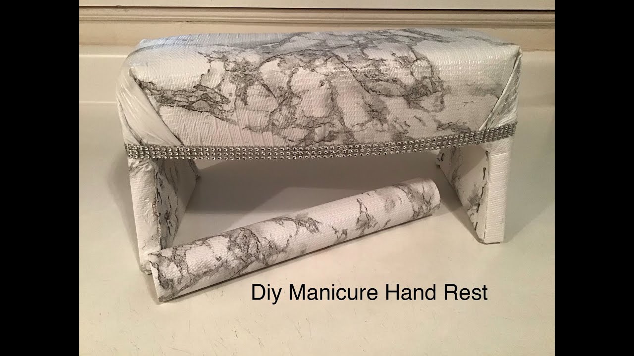 Diy Manicure Hand Rest - YouTube