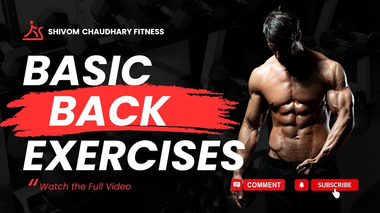 Basic Back Workout for Beginners | ShivomChaudharyFitness | Gym Workout ...