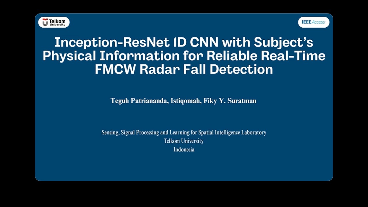 Demo: Real-Time FMCW Radar Fall Detection with Inception-ResNet 1D ...