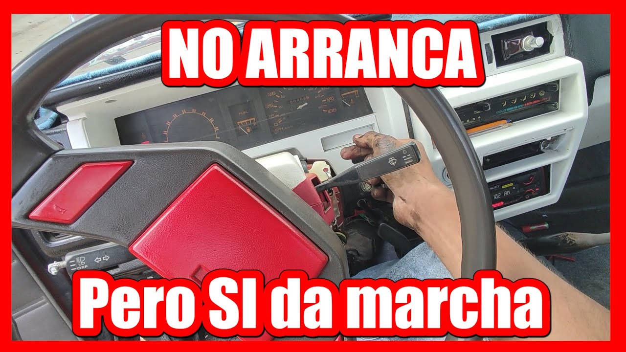 Auto da marcha pero no enciende (Solución completa) NO ARRANCA - YouTube