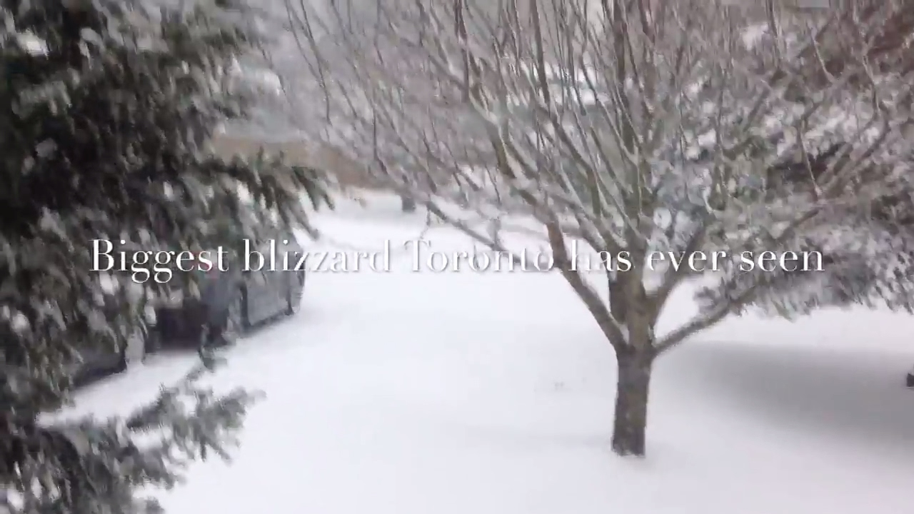 Biggest Blizzard Canada Has Ever Seen - YouTube
