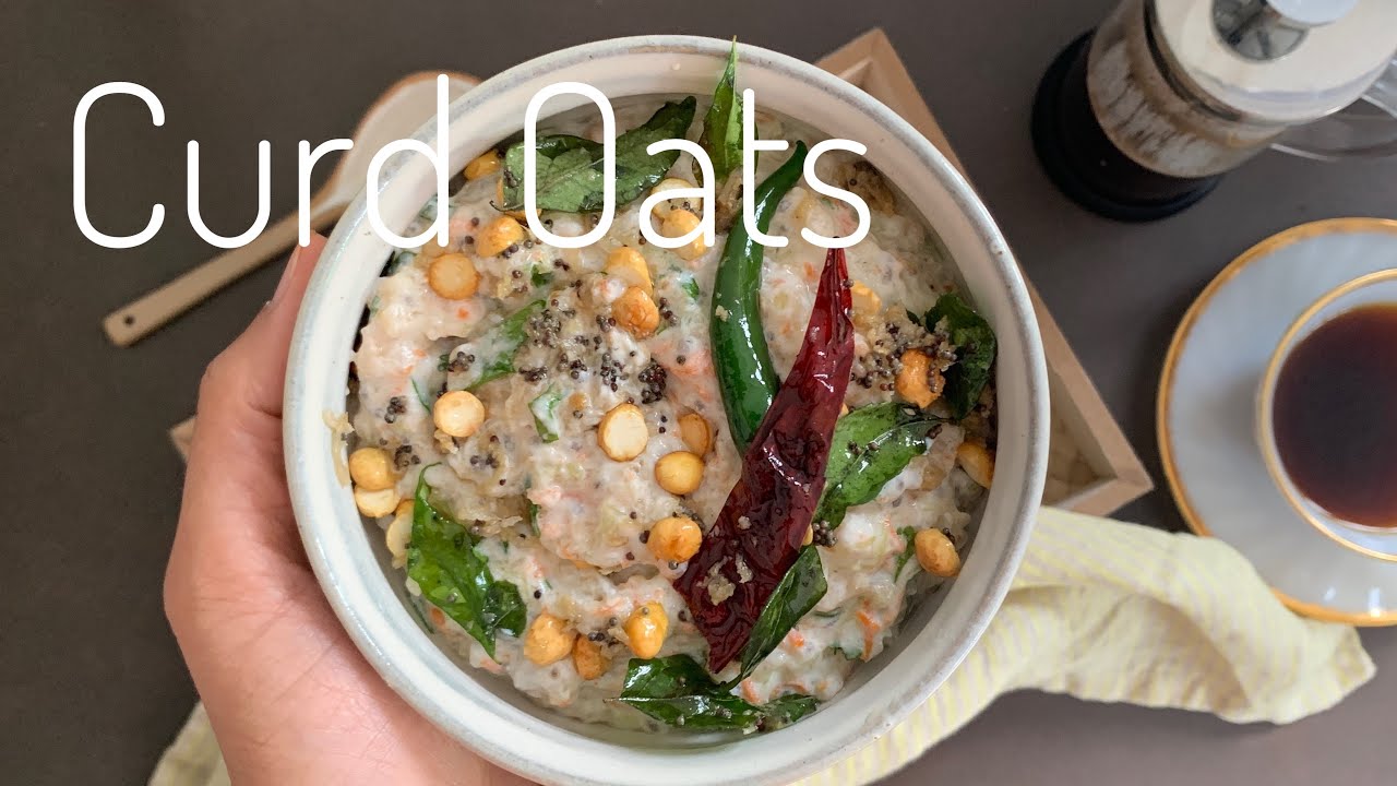 Curd Oats l Healthy Oats and Chia Seeds @Cake and Curry - YouTube