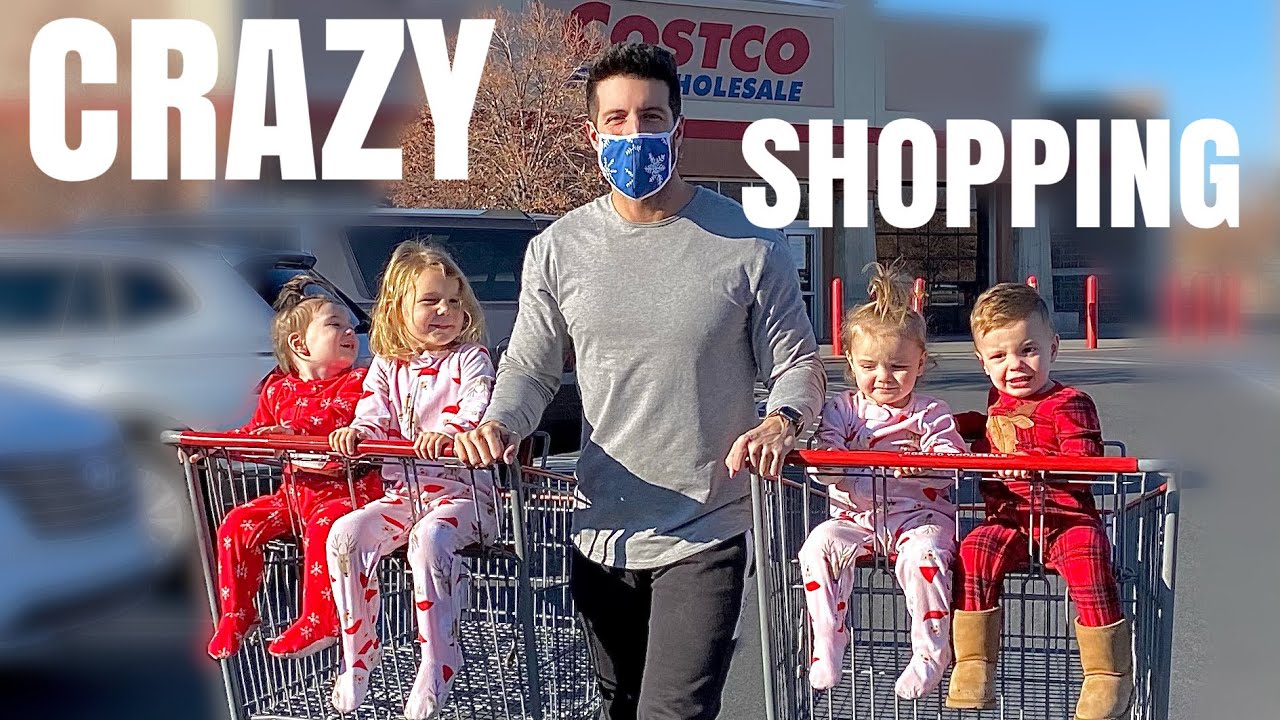 TAKING THE WILD TRIPLETS TO COSTCO | BIG FAMILY MASSIVE COSTCO HAUL ...