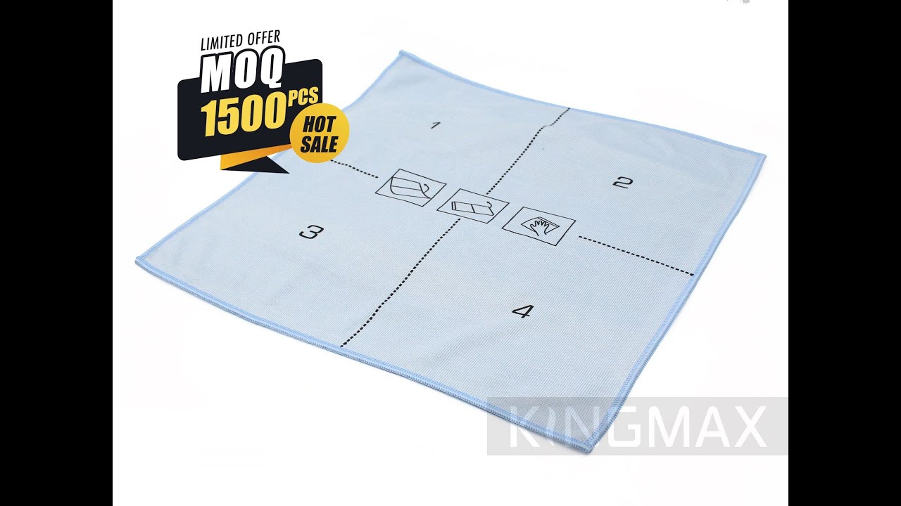 Numbered Microfiber Cloth - YouTube