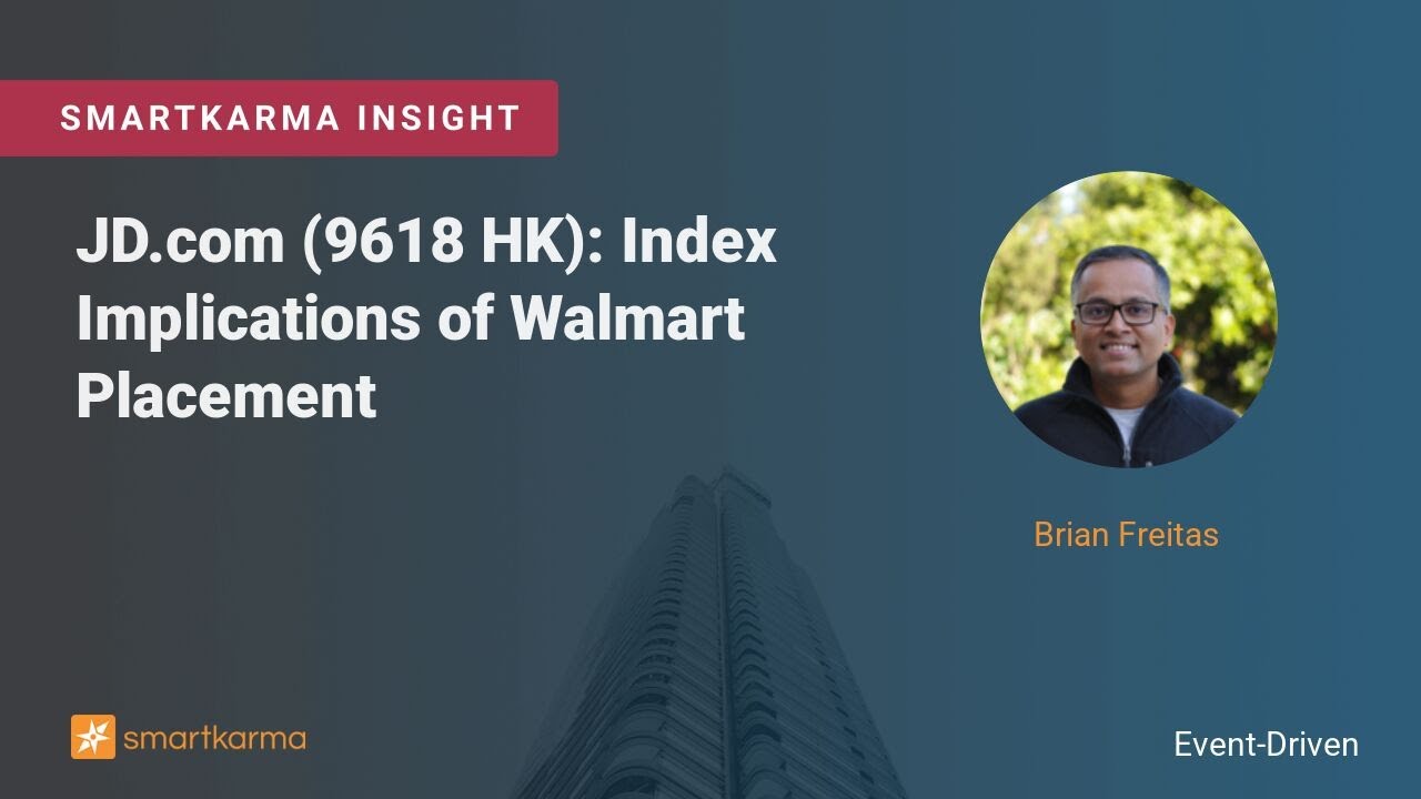 JD.com (9618 HK): Index Implications of Walmart Placement - YouTube