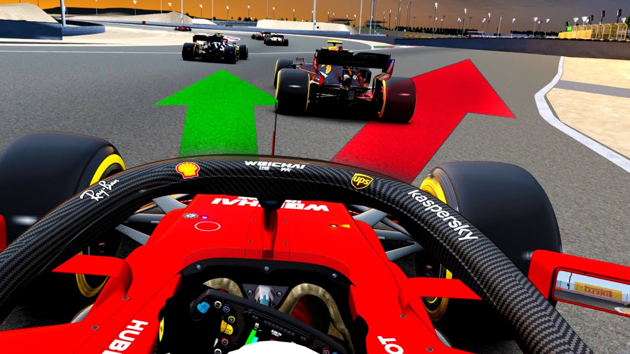 DRIVING THE BAHRAIN OVAL IN 2020 FORMULA 1 CARS! - 2020 Sakhir Grand ...