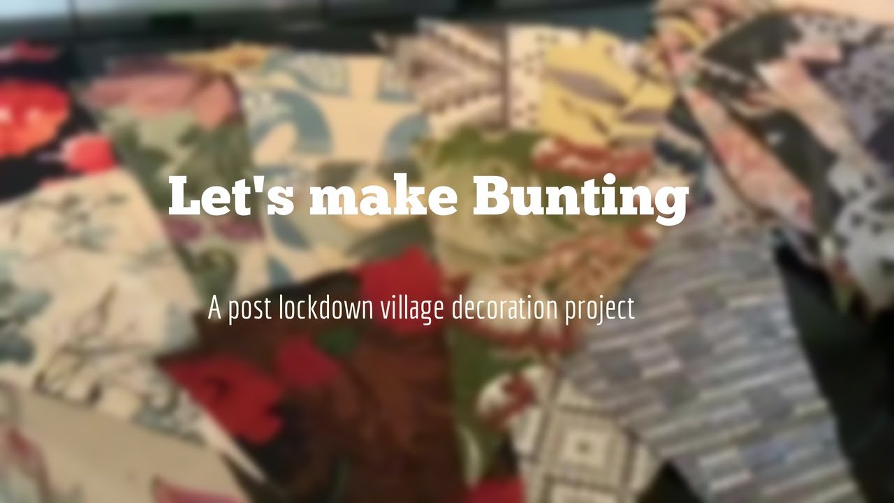 How to make Bunting - YouTube