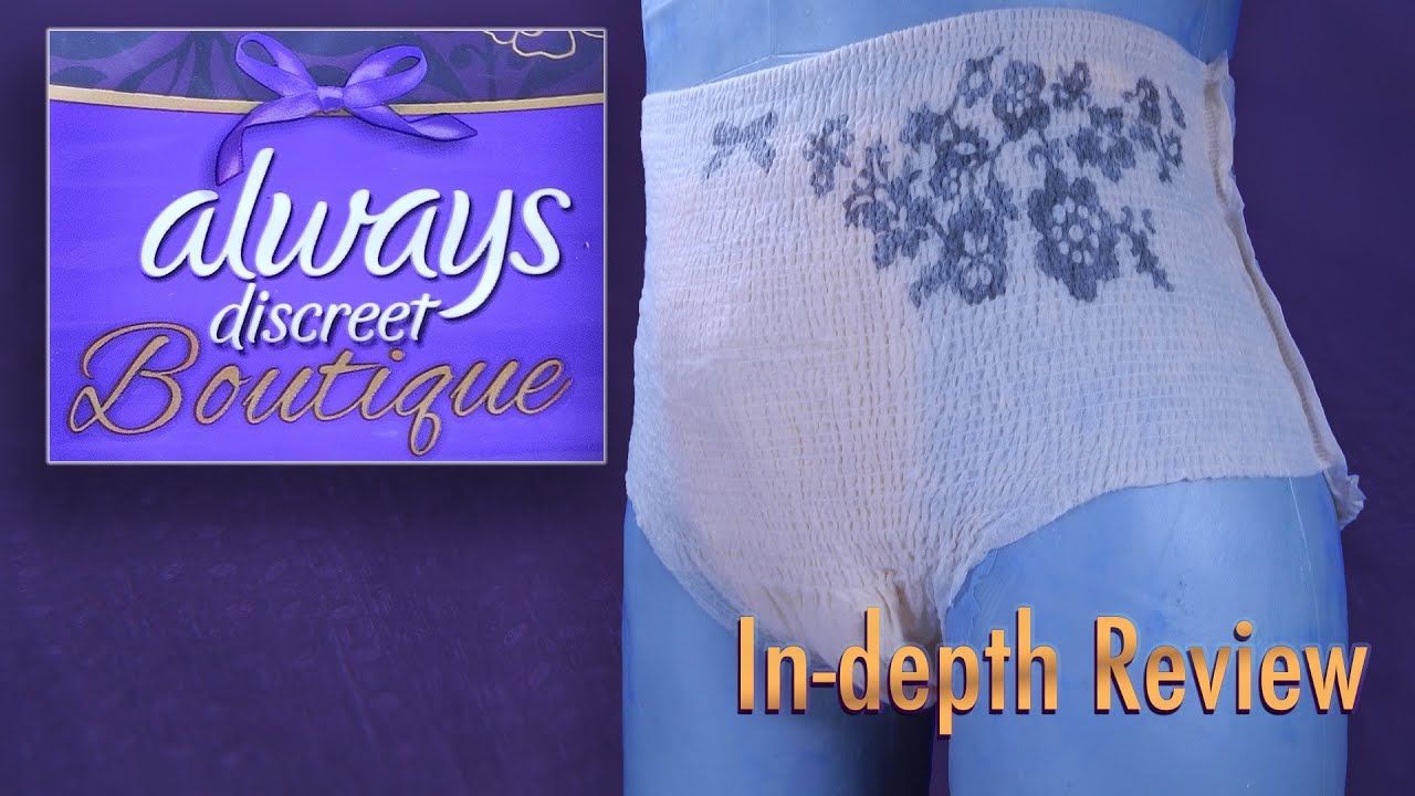 Always Discreet Boutique In-Depth Review #incontinence #adultdiaper ...