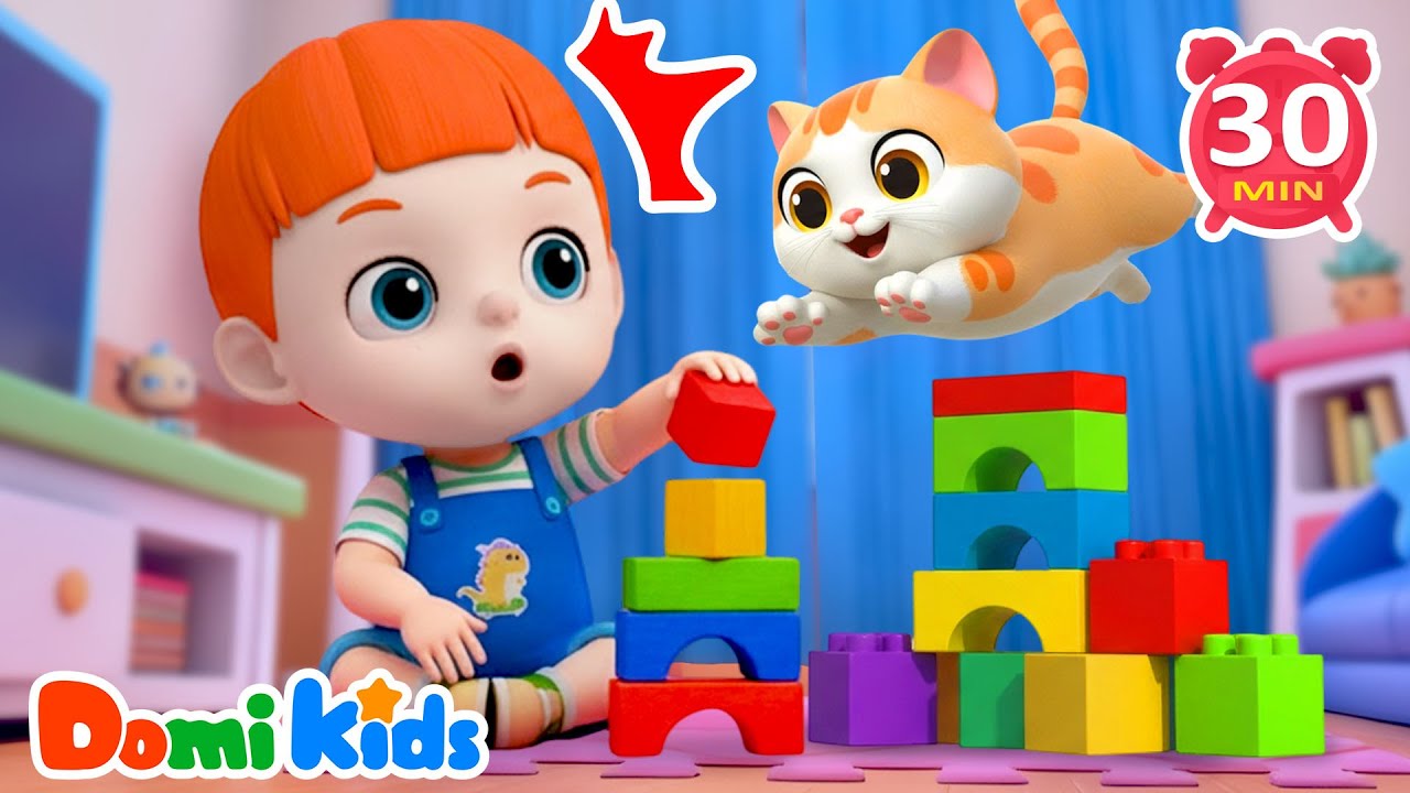 Oh No! Naughty Cat’s Here😺 | Funny Cat Song & More | Nursery Rhymes ...