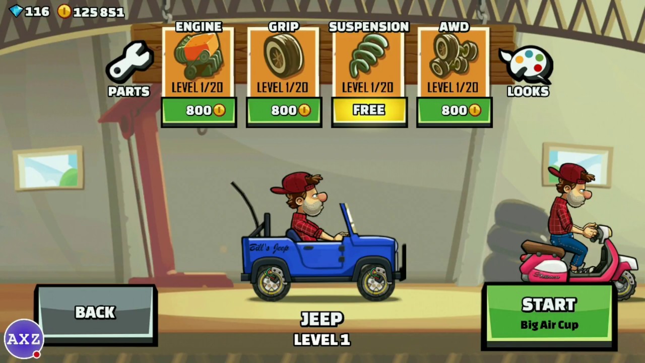 Hill Climb Racing 2: Multiplayer Jeep - YouTube
