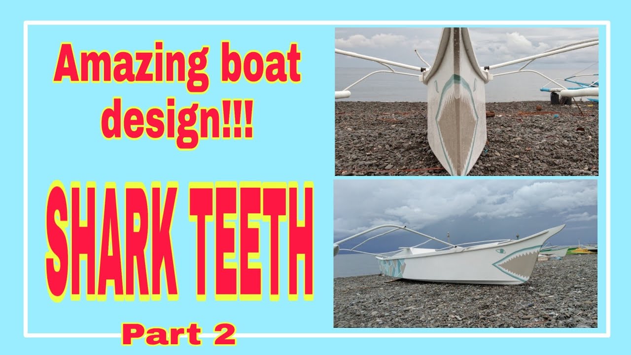 HOW TO PAINT A BOAT/SHARK TEETH/AMAZING DESIGN - YouTube
