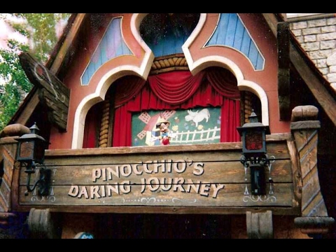 Pinocchio's Daring Journey DARK RIDE 4K ULTRA HD, Disneyland - YouTube