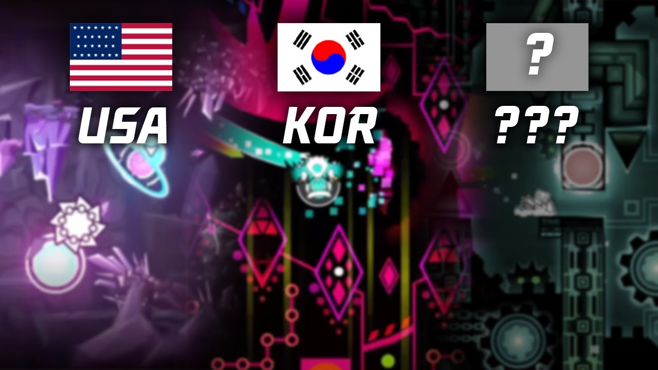 [Geometry Dash] Hardest Level Beaten in Every Country (July 2025) - YouTube