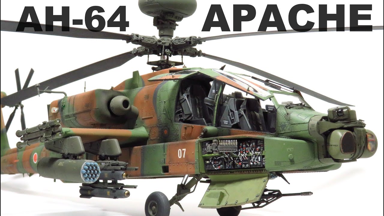 TAKOM - AH-64 APACHE - 1/35 SCALE HELICOPTER / FULL BUILD #modelkit # ...