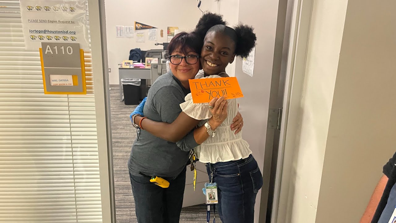 Sam Houston MSTC JROTC Service Learning: Staff Appreciation Day - YouTube