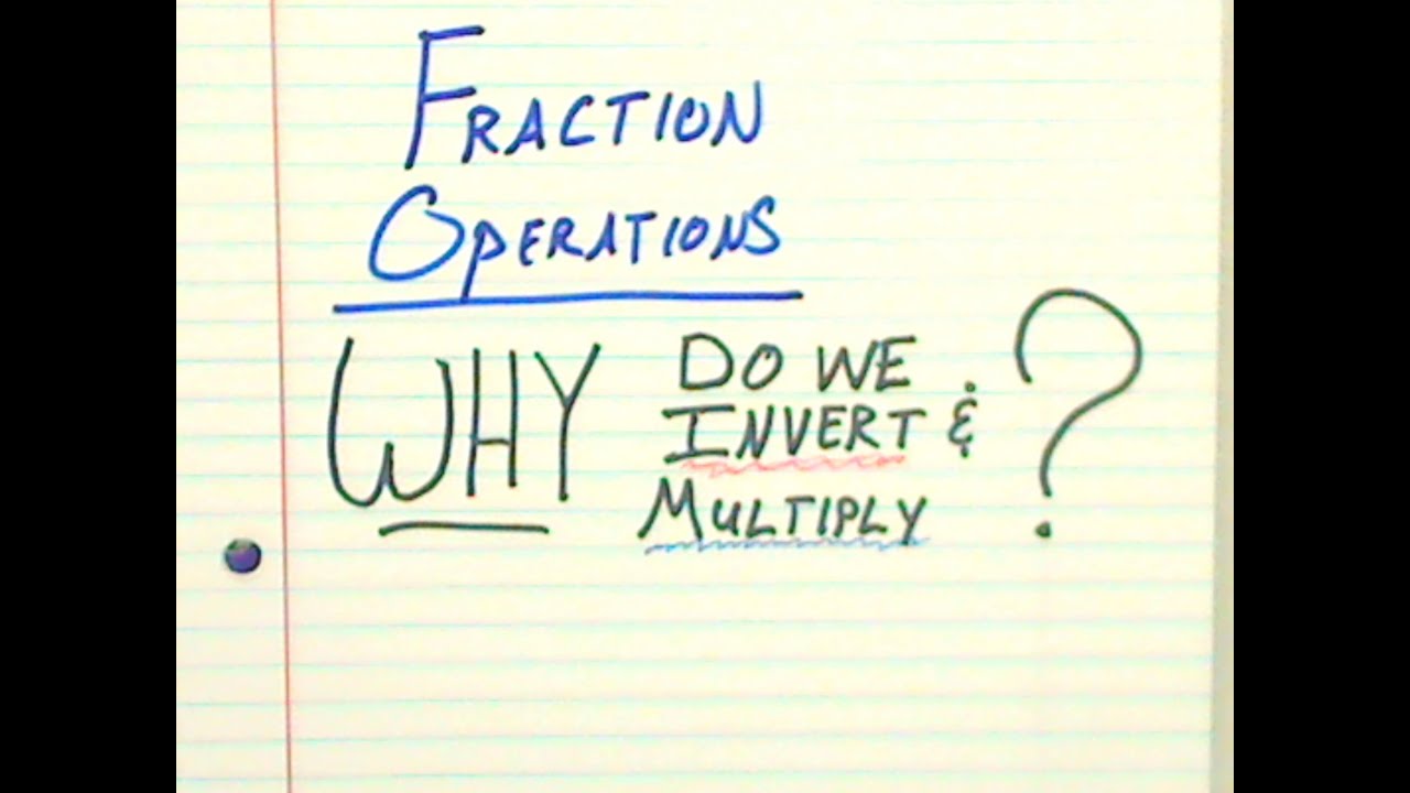 Fraction Operations: Why the Invert-and-Multiply Rule Works - YouTube