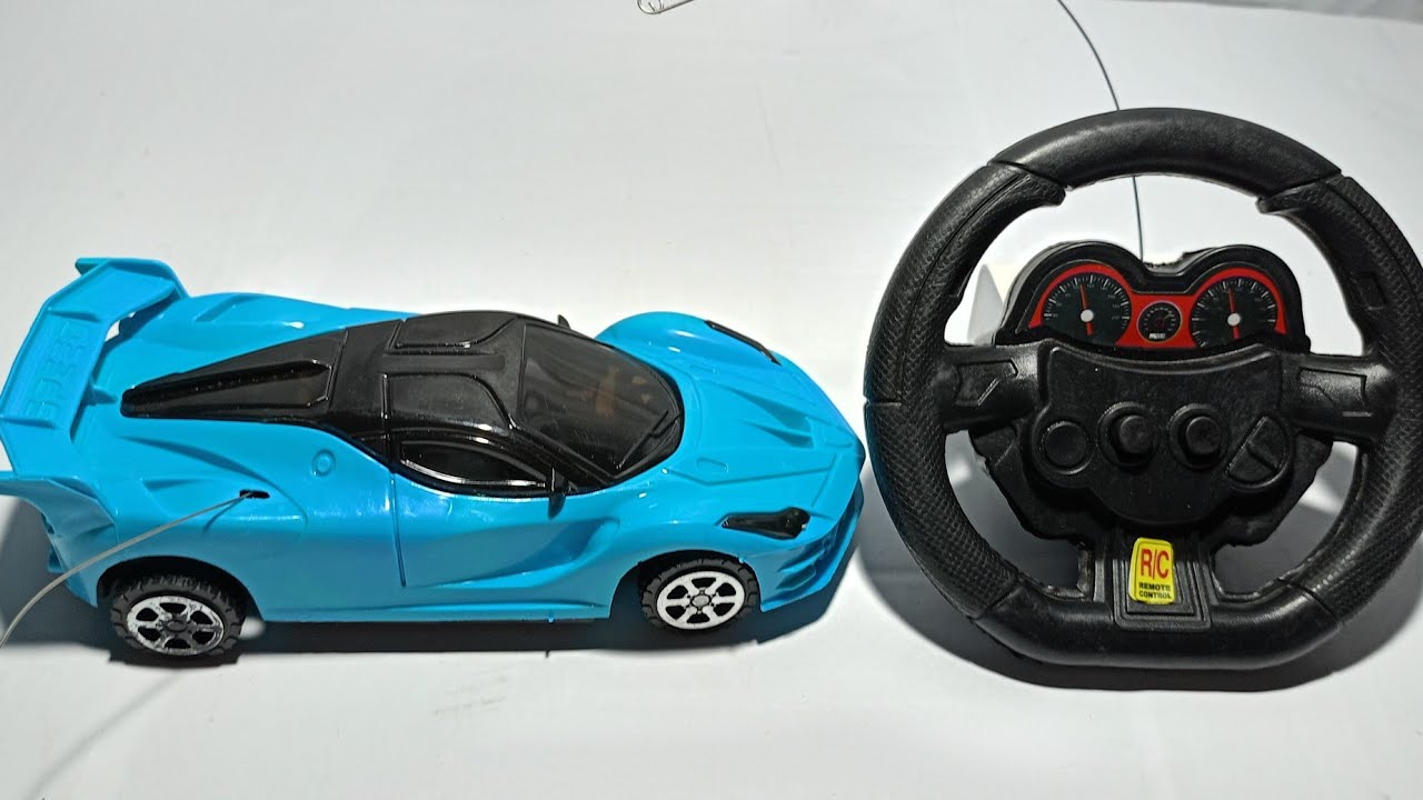 Unboxing 3D Fast steering remote control Car testing and review for ...