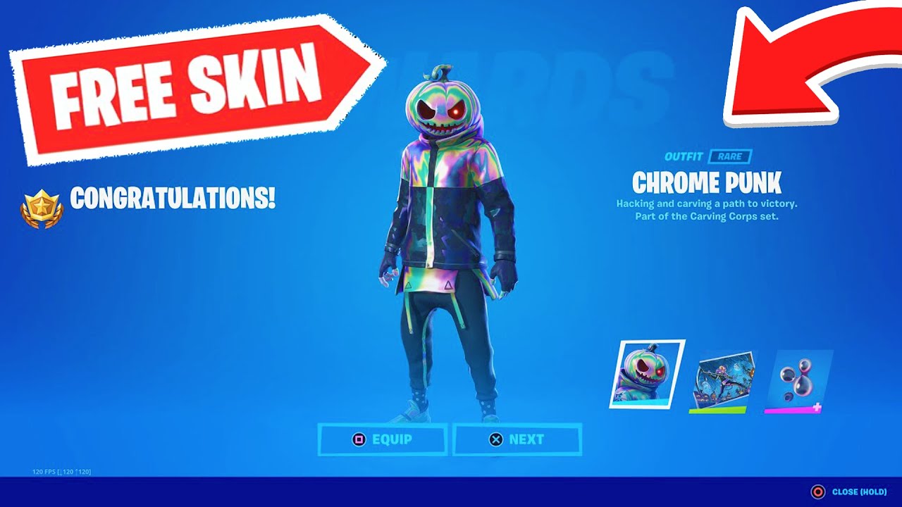 *NEW* FREE CHROME PUNK SKIN REWARDS! (Fortnite Season 4) - YouTube