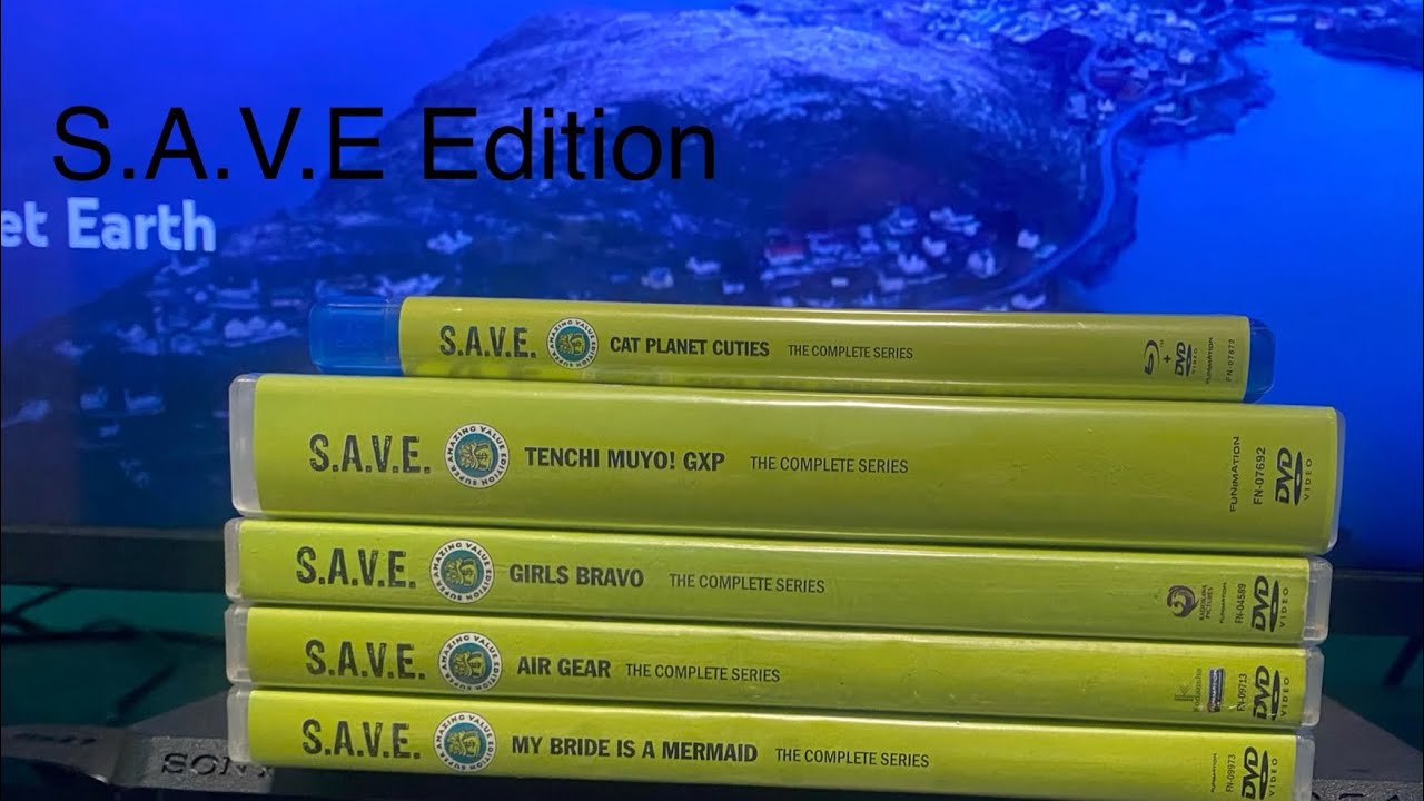 Discontinued Release Lines: Funimations (S.A.V.E) Super Amazing Value ...
