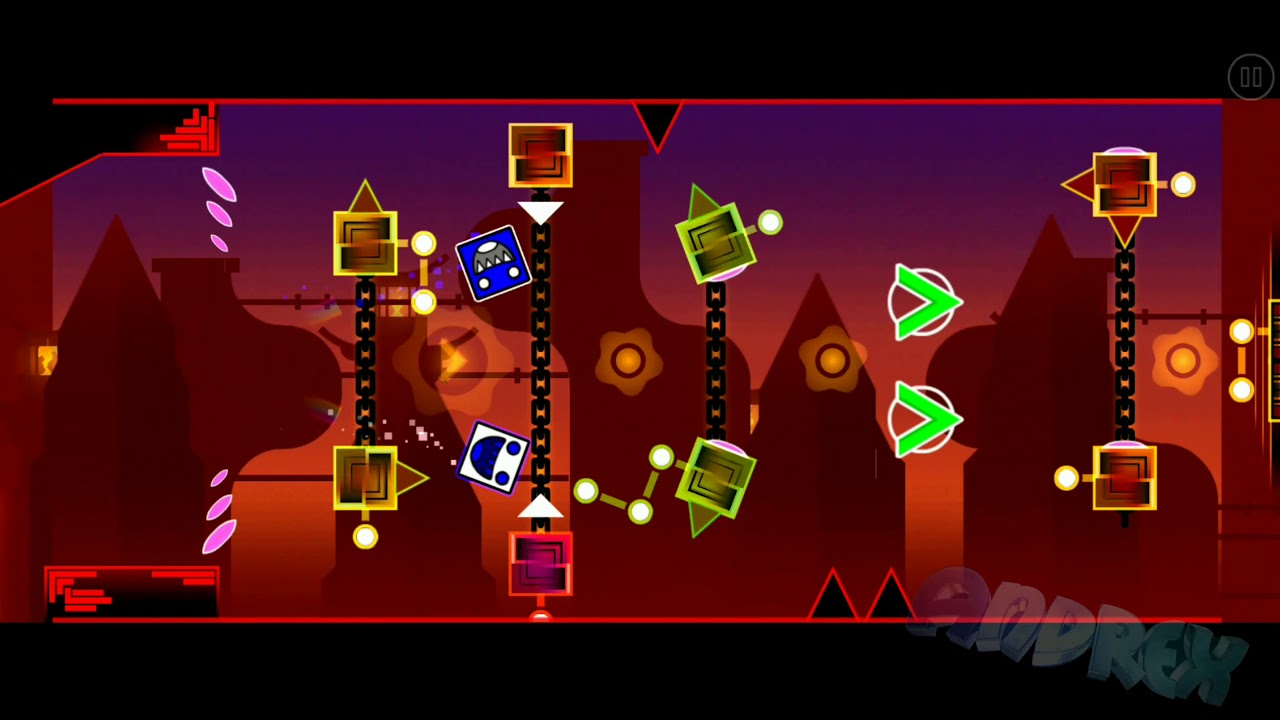 The Death Moon 47%//Geometry Dash - YouTube
