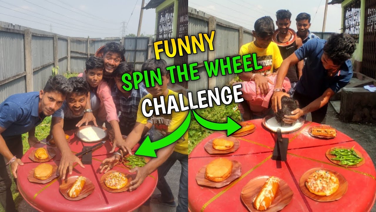 Funny Spin The Wheel Challenge With Friends - YouTube