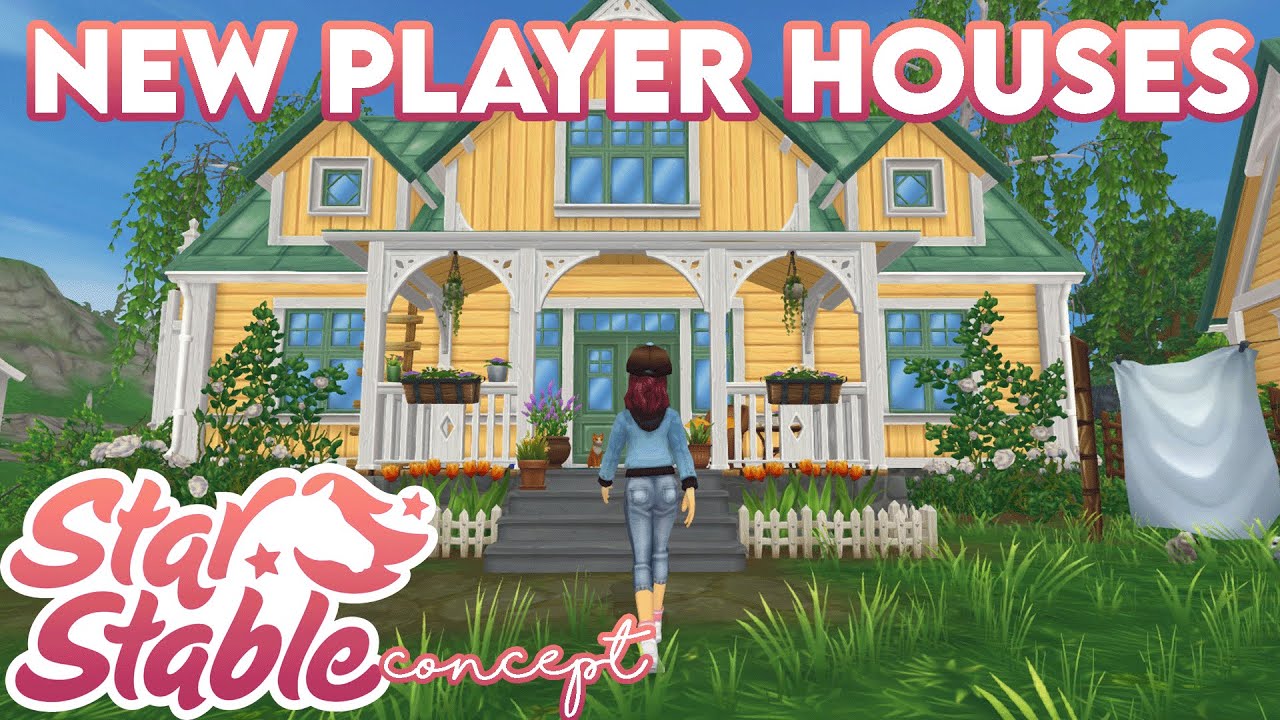 NEW PLAYER HOUSES IN STAR STABLE?! | Star Stable Concept - YouTube