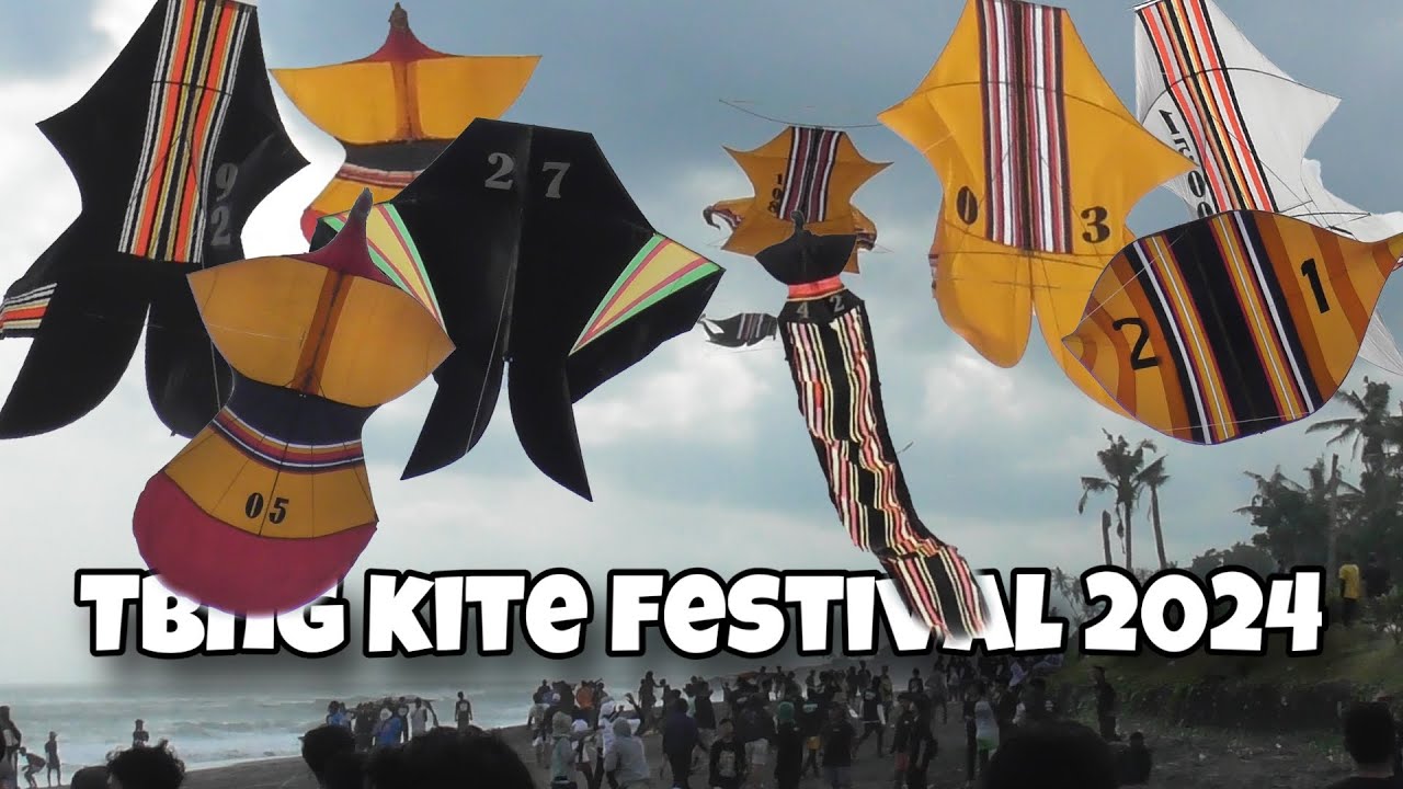 Nonton Lomba Layangan TBNG Kite Festival 2024 - Pantai Pangkung Tibah ...