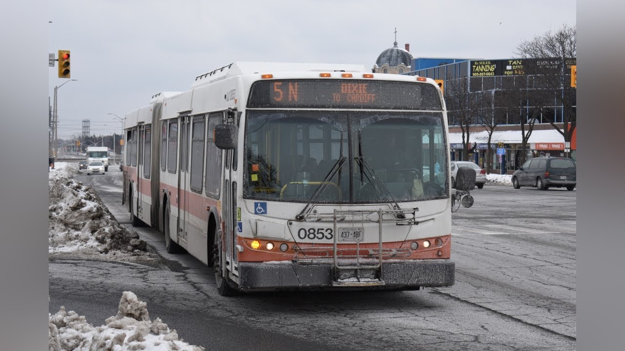 MiWay | MiLocal | 2008 New Flyer D60LFR 0851 | 5 Dixie (Northbound ...