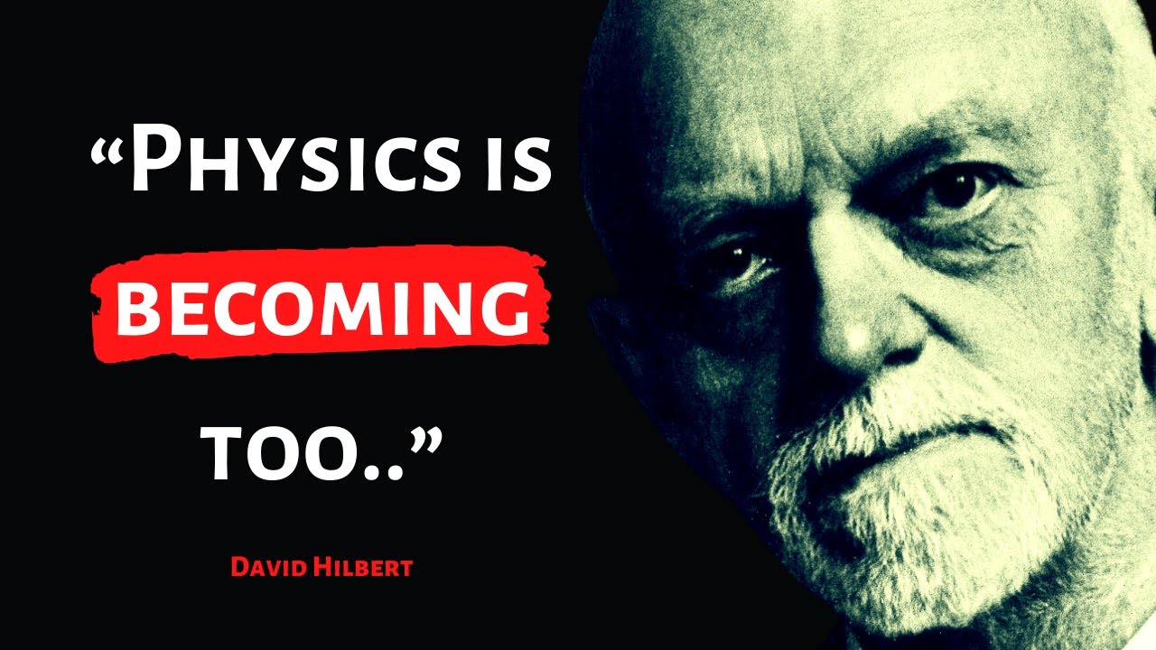 Prime Excerpt From David Hilbert German mathematician and one of the ...