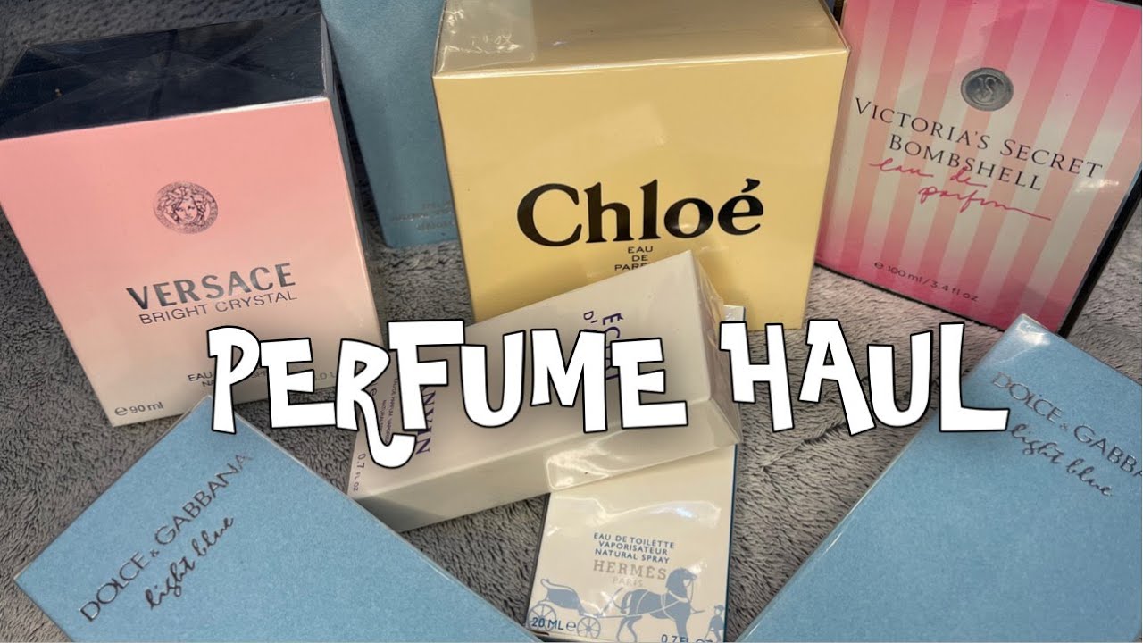 Perfume Haul & Unboxing - Unboxing ASMR - YouTube